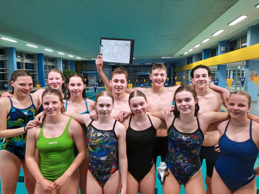 Kultserie 100×100 Meter absolviert! – Schwimmteam Bielefeld